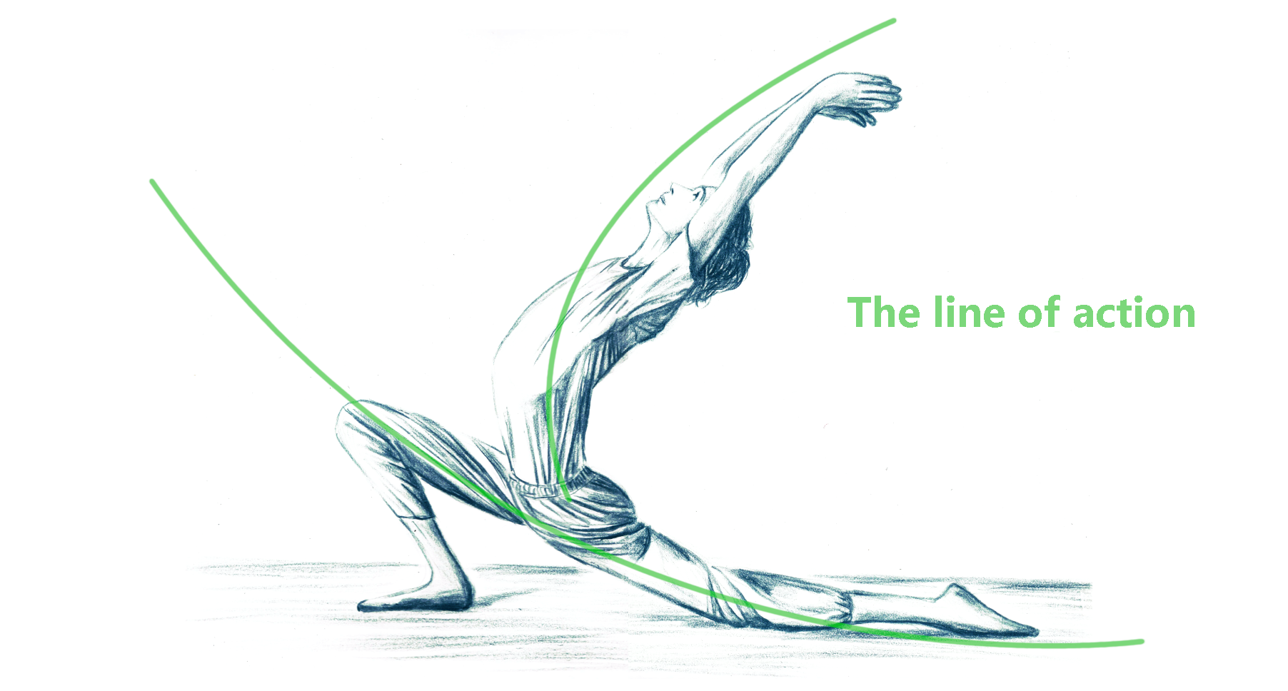 Studying yoga poses – Yoga Drawings